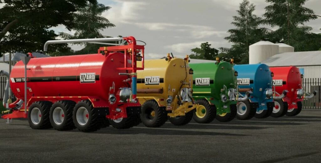 Lizard 5000TRI-S Slurry Spreader v1.0 - FS22 Mod Download