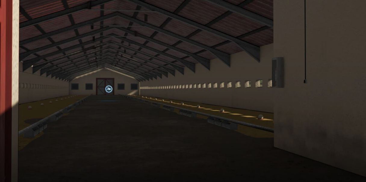 Long Chicken Barn v1.0 - FS22 Mod Download