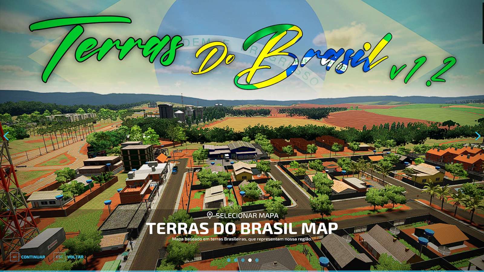 Mapa Terras Do Brasil Versao Original V1.2 - FS22 Mod Download