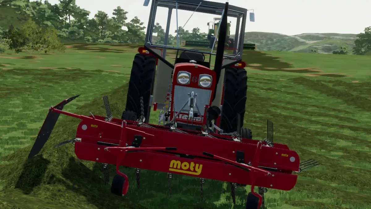 Moty Windrower v1.0 - FS22 Mod Download