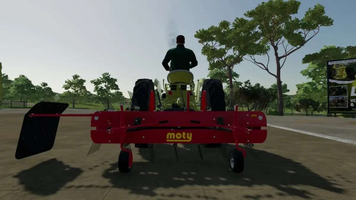 Moty Windrower v1.0 - FS22 Mod Download