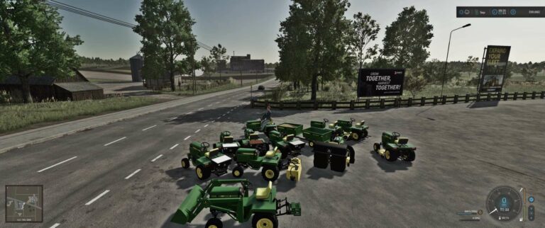 John Deer 332 Lawn Tractor Garden Tractor Mod Pack v1.0.22 - FS22 Mod ...
