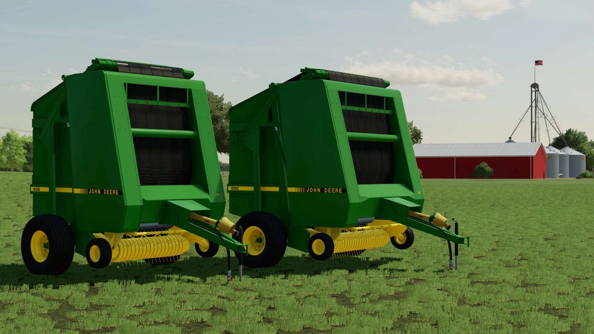 John Deere 435 535 Balers v1.0 - FS22 Mod Download