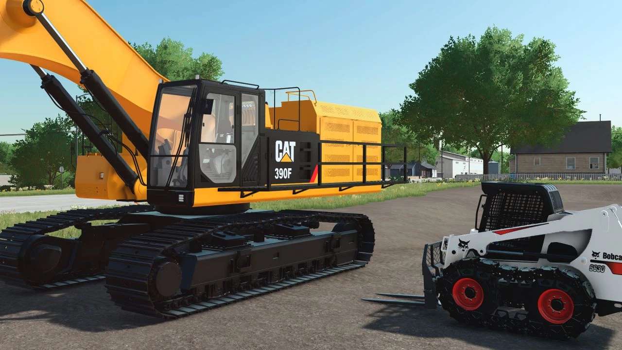 CAT 390 FL v1.0 - FS22 Mod Download