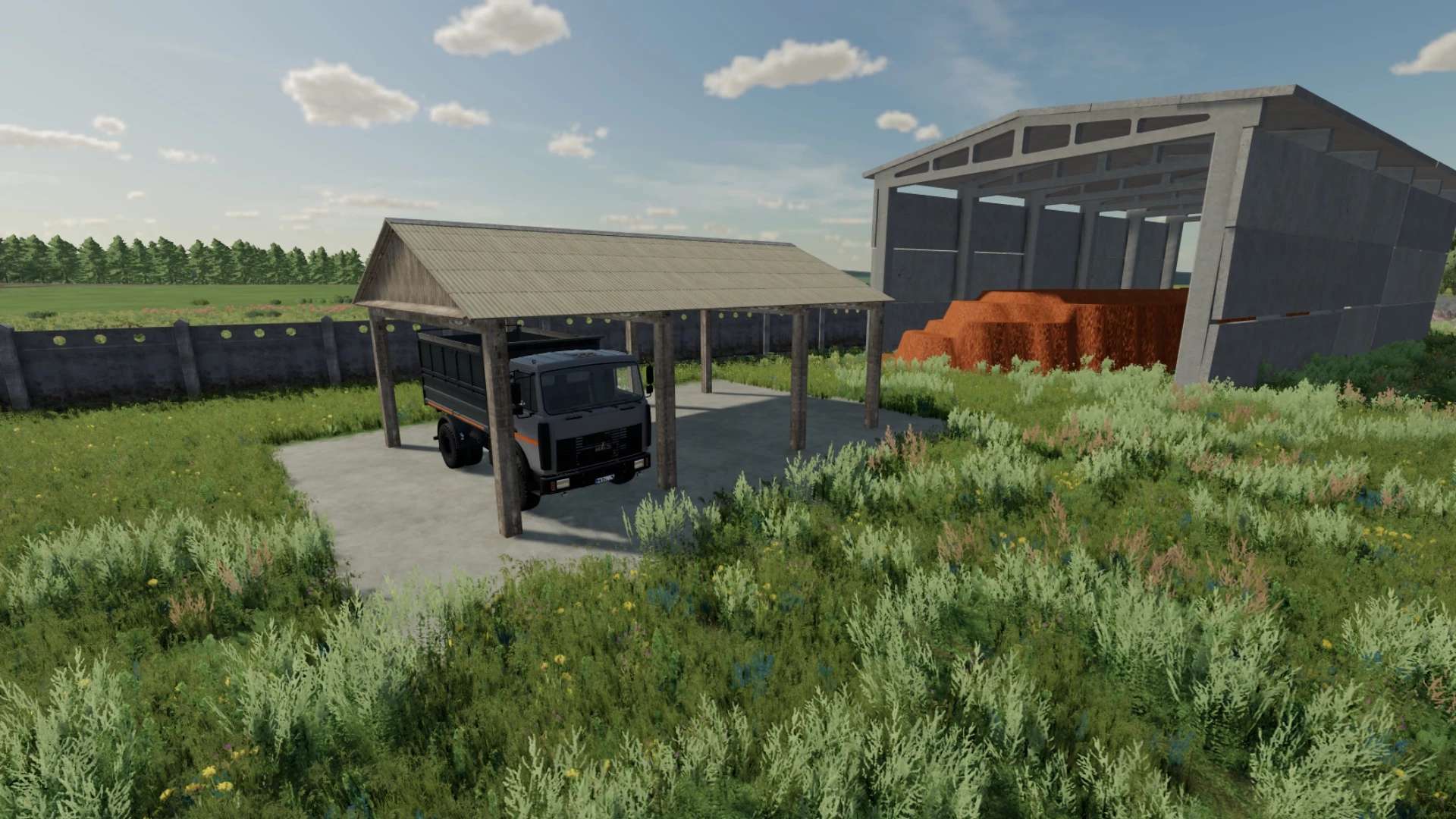 Hay Straw Pack v1.0 - FS22 Mod Download