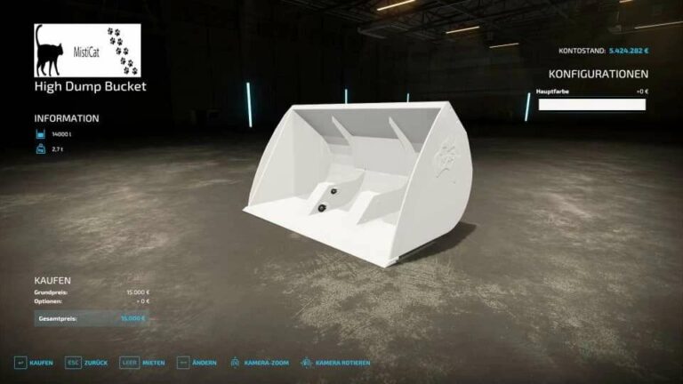 Dump Bucket v1.0 - FS22 Mod Download