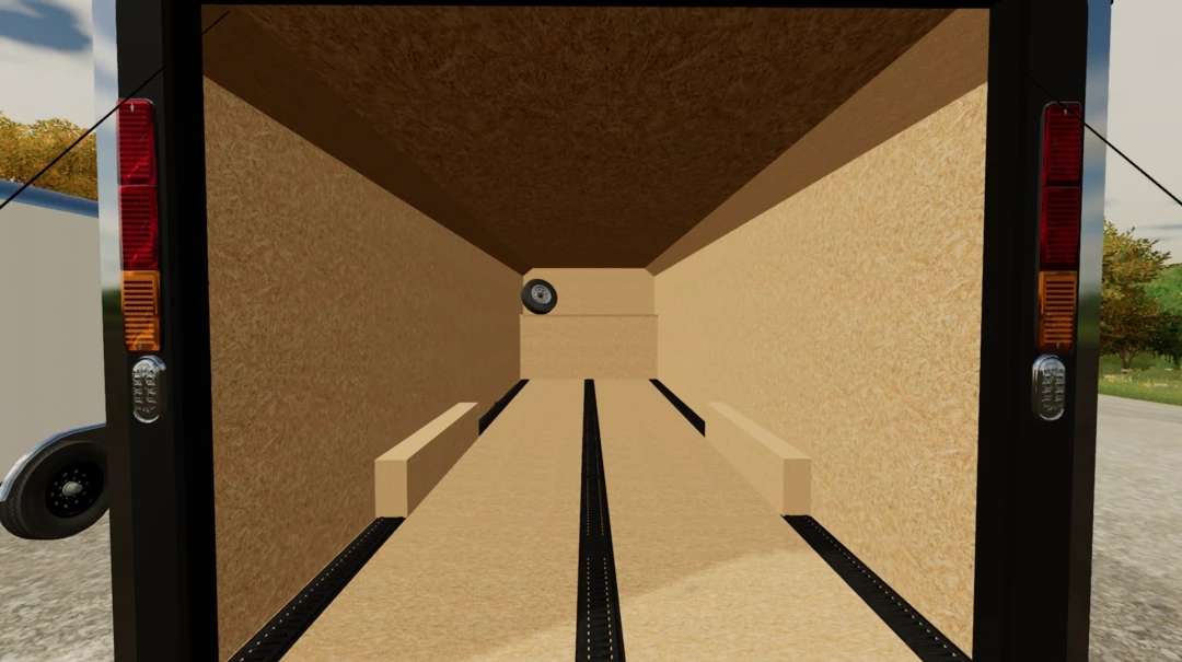 30FT Box Transport trailer v1.0 - FS22 Mod Download