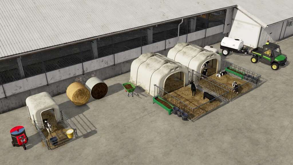 Lizard Calf Huts v1.1 - FS22 Mod Download