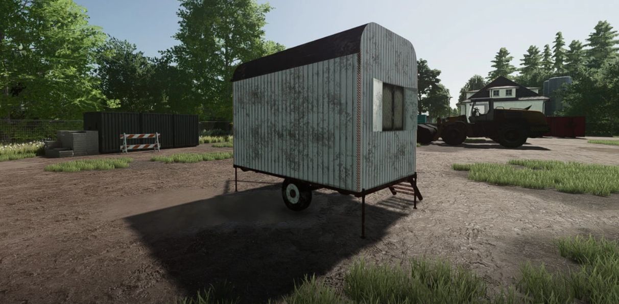 Decorative Construction Trailer v1.0 - FS22 Mod Download