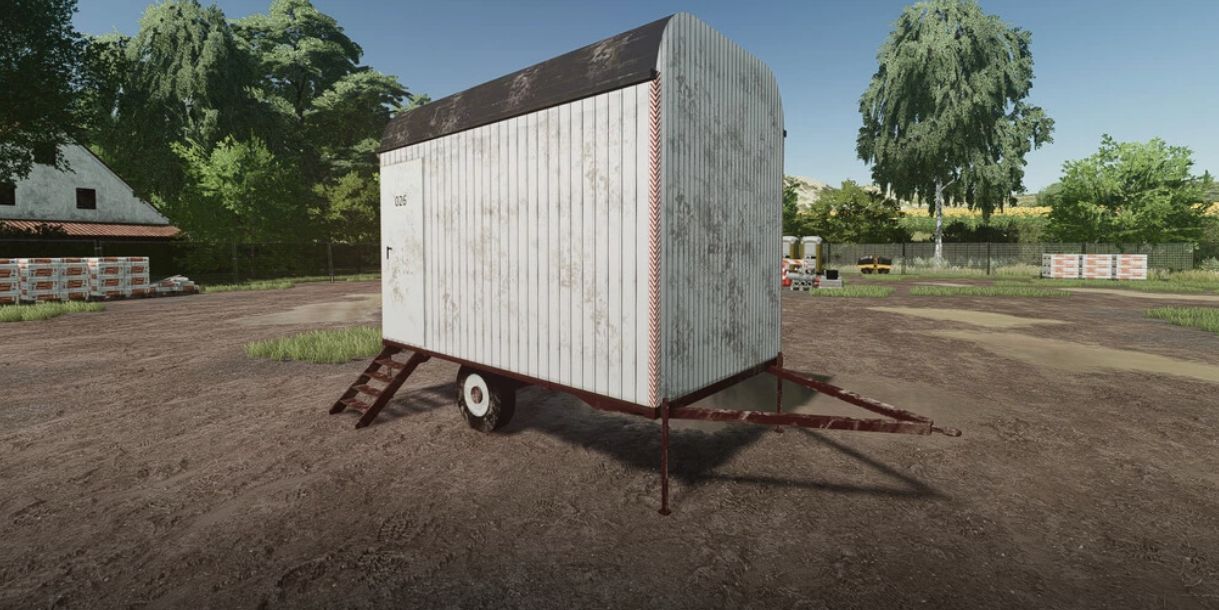 Decorative Construction Trailer v1.0 - FS22 Mod Download