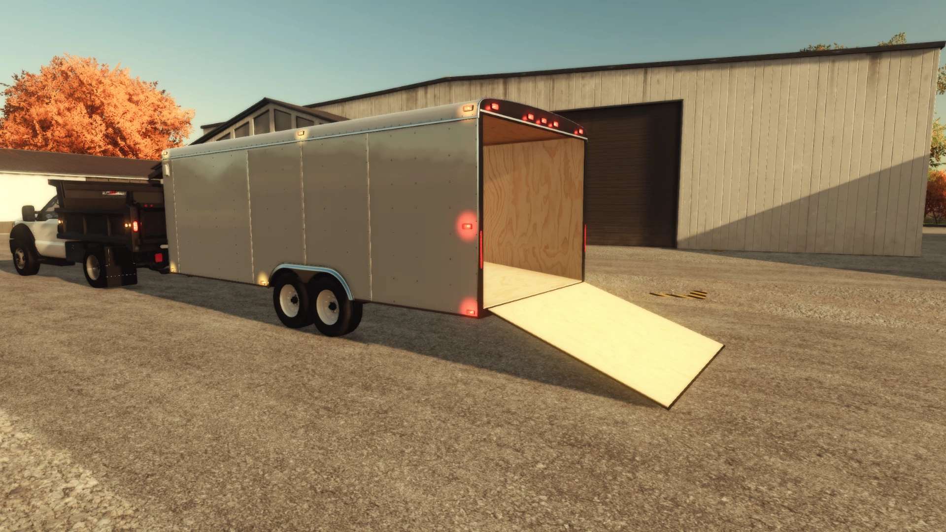 Enclosed Trailer Release v1.0 - FS22 Mod Download