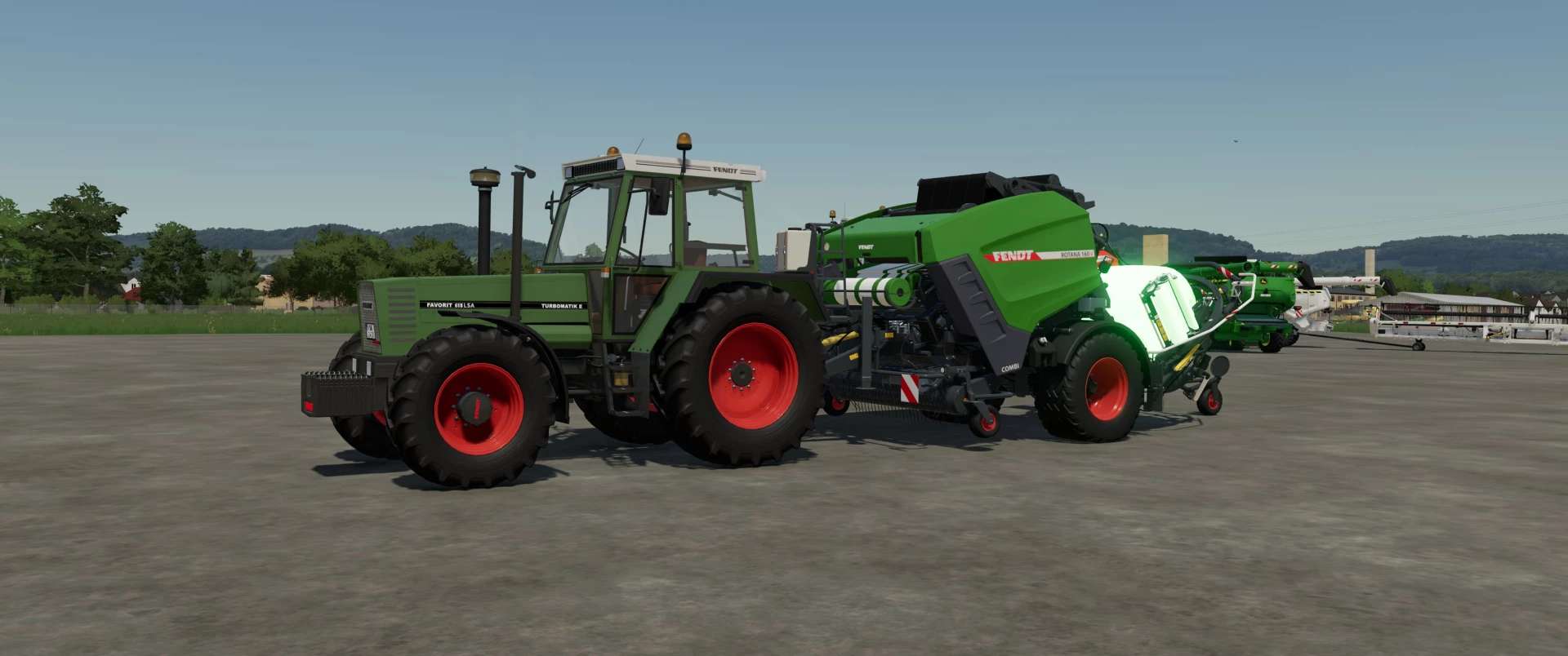Fast BALE FENDT MF ADDITIVE GLOWING BALES v1.0 - FS22 Mod Download