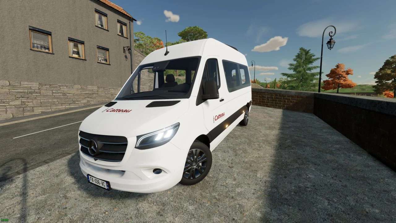 Mercedes-Benz Sprinter Tourer – Catteau Voyages v1.0 - FS22 Mod Download