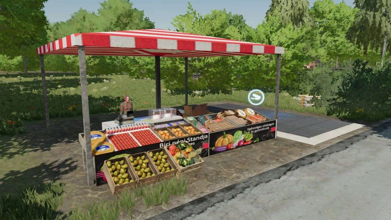 Placeable Market v1.0 - FS22 Mod Download
