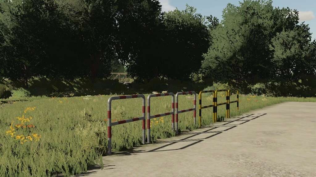 Road Barriers Pack v1.0 - FS22 Mod Download