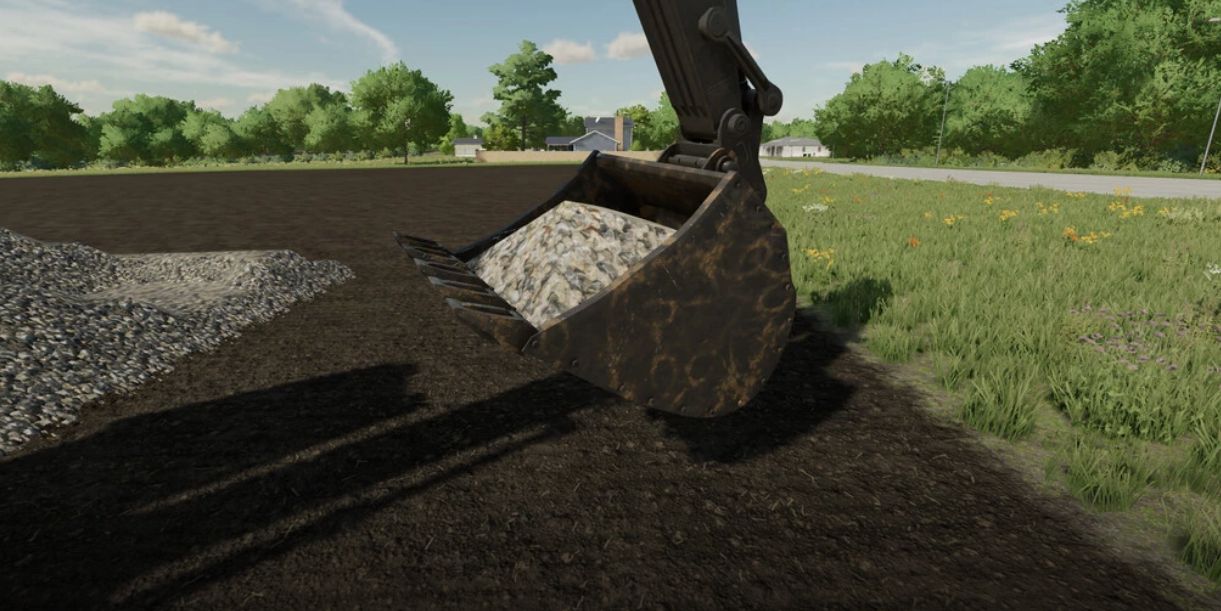 Selfmade Excavator Bucket v1.0 - FS22 Mod Download