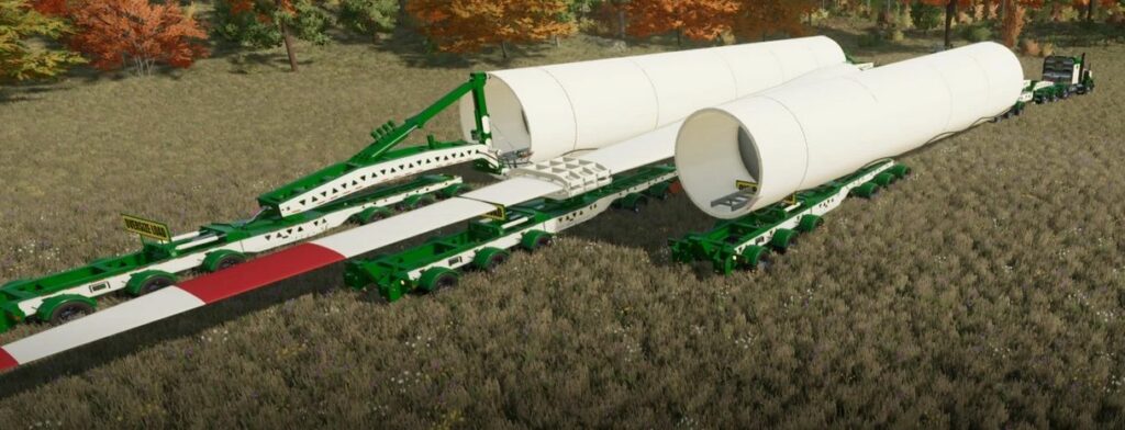 Trail King Double Schnable Trailer v1.1.0.1 - FS22 Mod Download