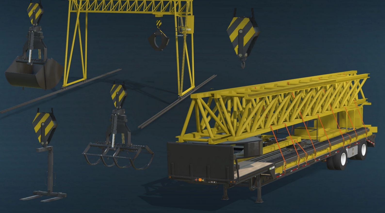 Wood Crane v1.2 - FS22 Mod Download