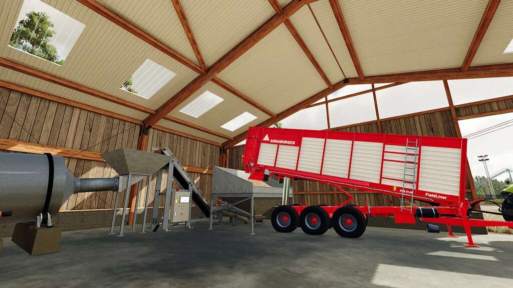 Wood Pellet Factory v1.1 - FS22 Mod Download