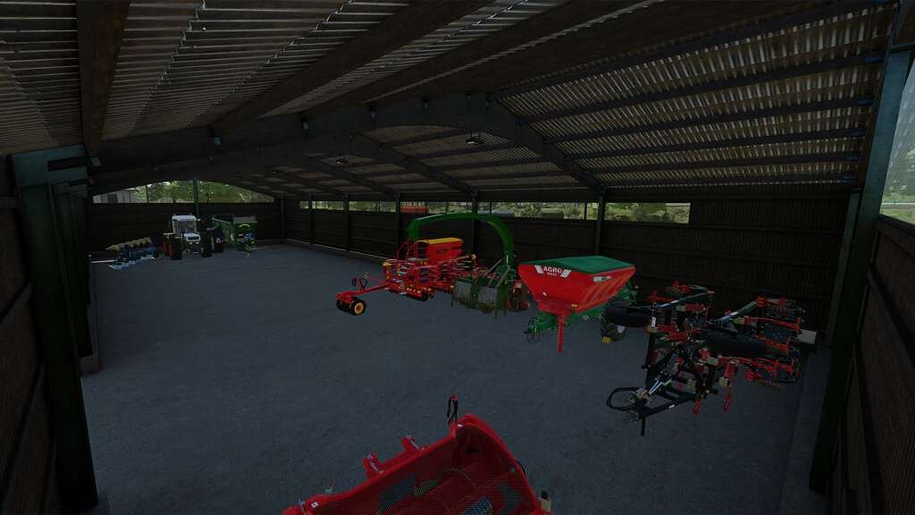 Modern Wooden Barn v1.0 - FS22 Mod Download