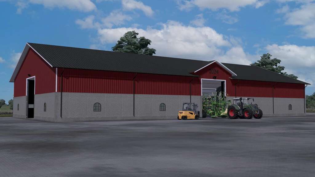 Machinehall 50×20 v1.0 - FS22 Mod Download