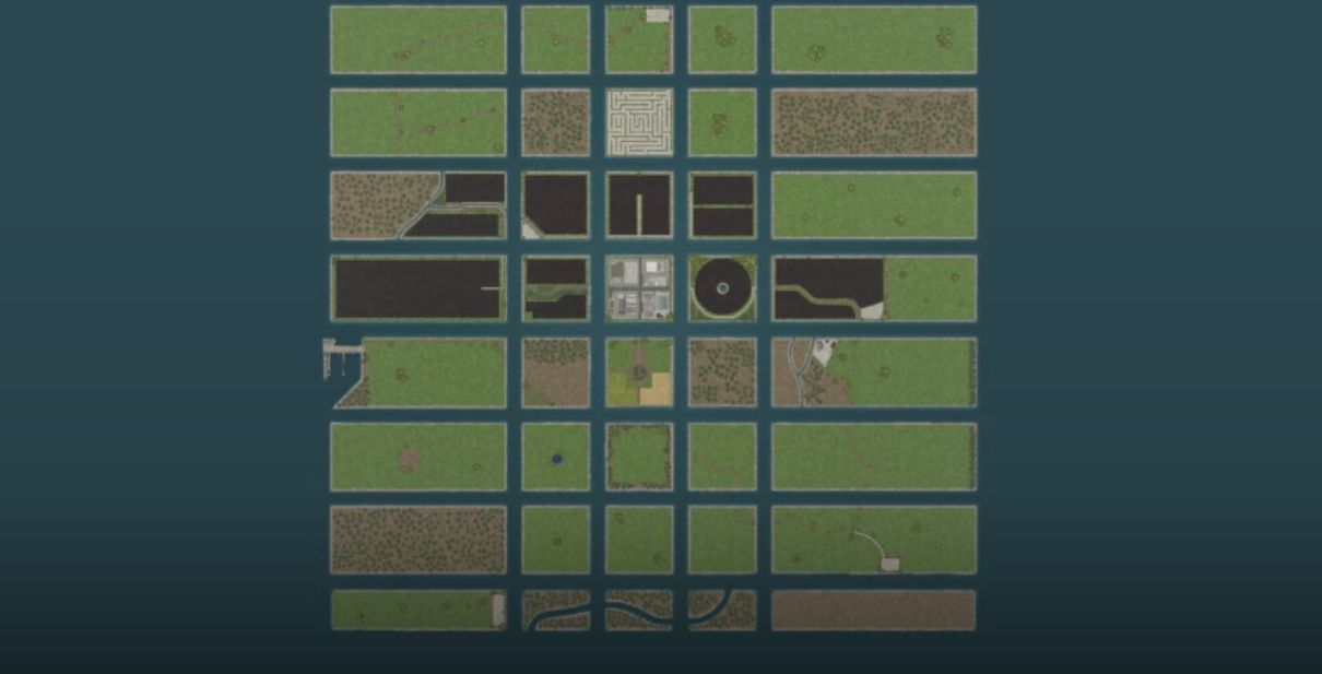 Square Islands v1.0 - FS22 Mod Download