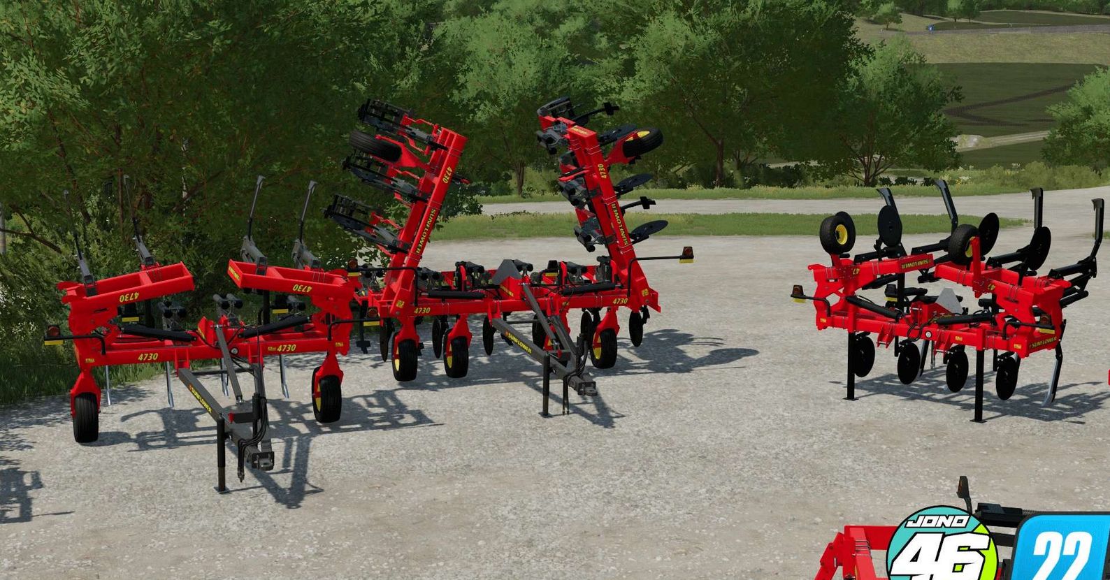 Sunflower 4710 & 4730 ripper pack v1.0 - FS22 Mod Download