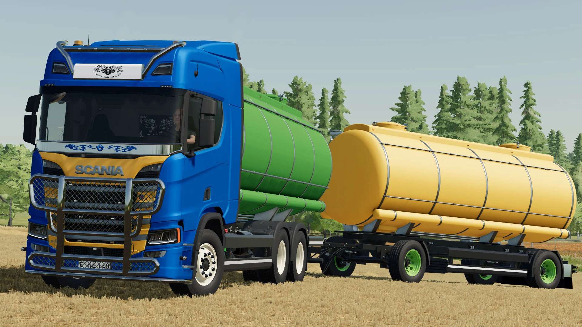 Scania R Liquid Transport Truck & Trailer v1.0 - FS22 Mod Download