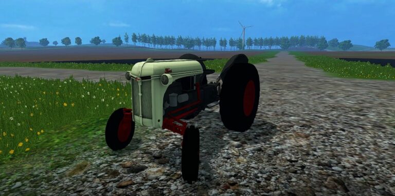 FS15 FORD 8N 2WD OLD WHITE USA V1.0 - FS22 Mod Download