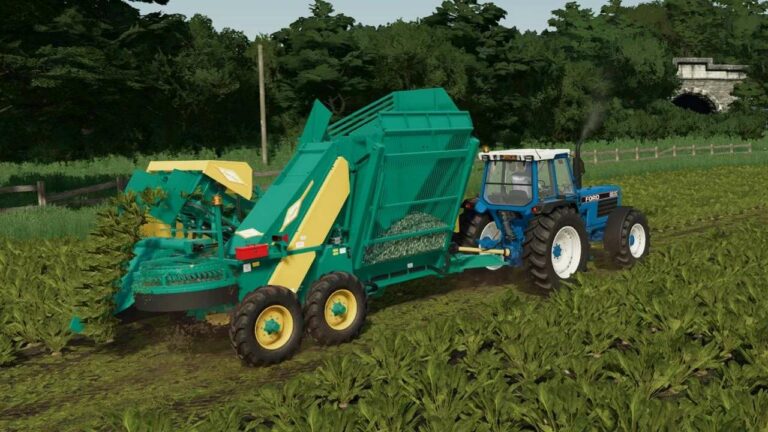 Armer Salmon Beaver 2 Row Beet Harvester v1.0 - FS22 Mod Download