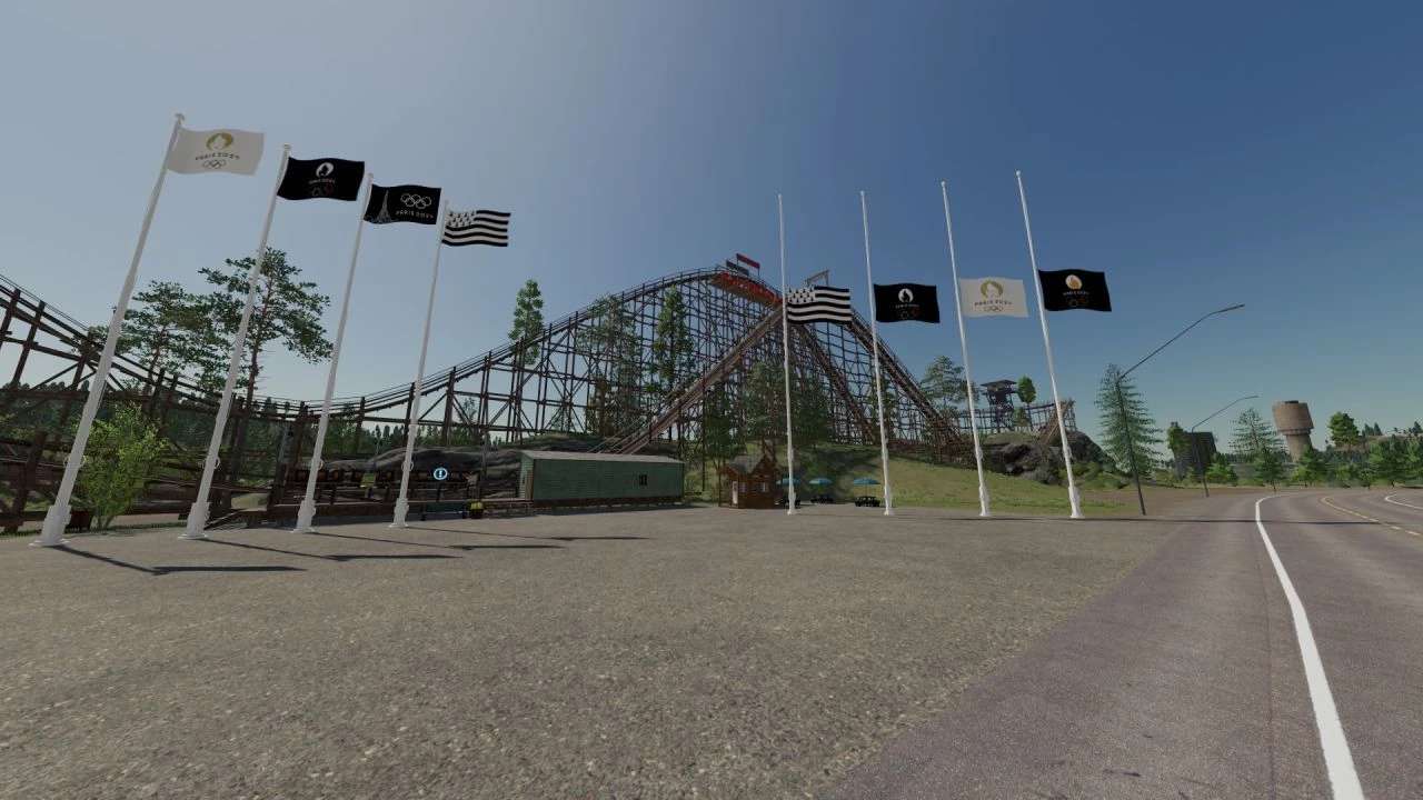 Decorative flags v1.2 - FS22 Mod Download
