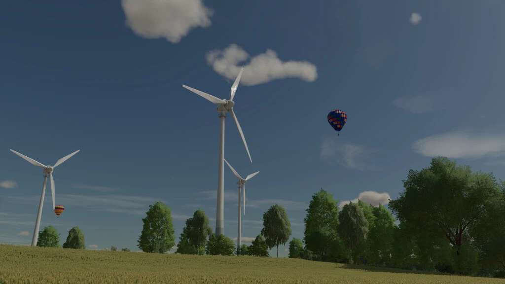Windturbine Pack v1.0 - FS22 Mod Download