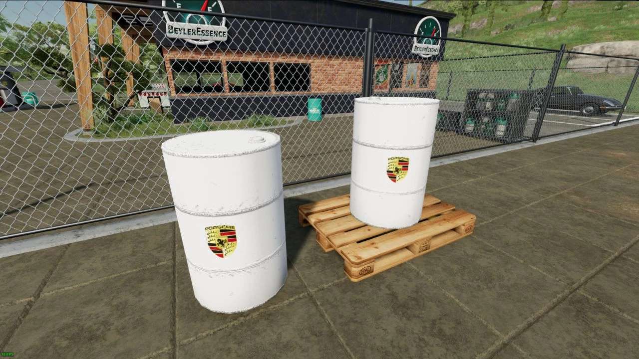 Decorative barrel (oil) v1.3 - FS22 Mod Download