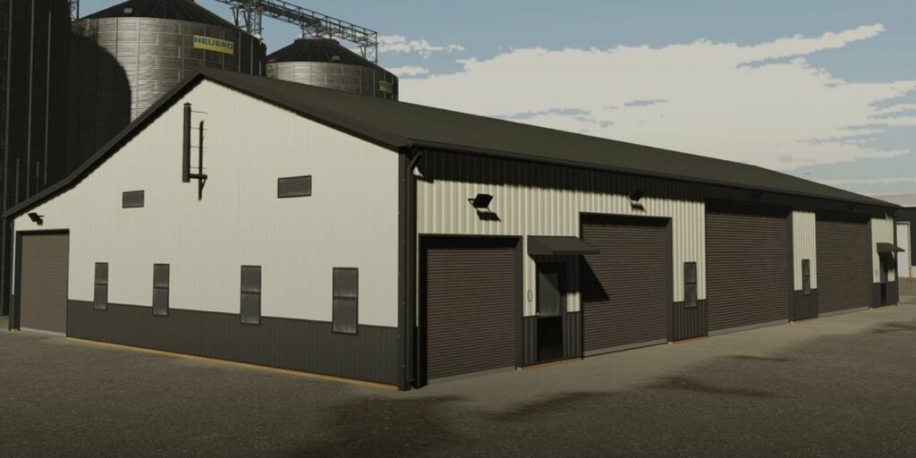 Metal Garage Or Workshop v1.0 - FS22 Mod Download