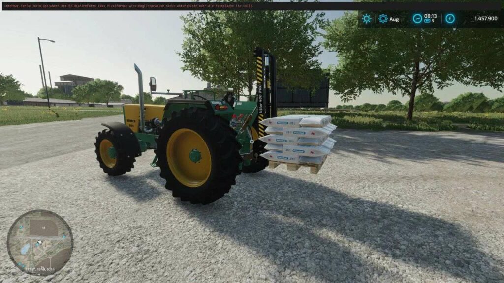 Pallet elevator for tractors v1.0 - FS22 Mod Download