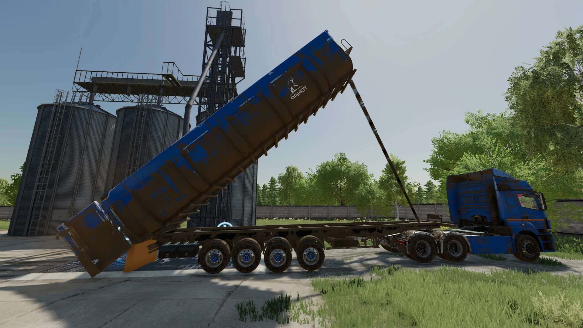 Tonar-952342 tipper semi-trailer v1.0 - FS22 Mod Download