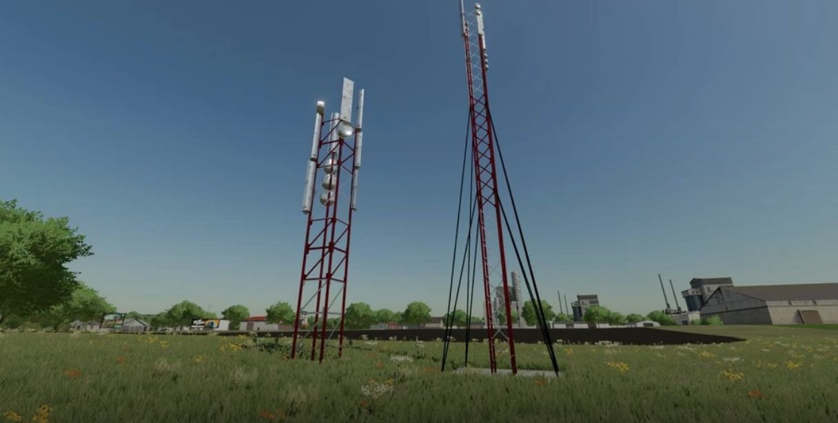 Transmitter Tower Pack v1.1 - FS22 Mod Download