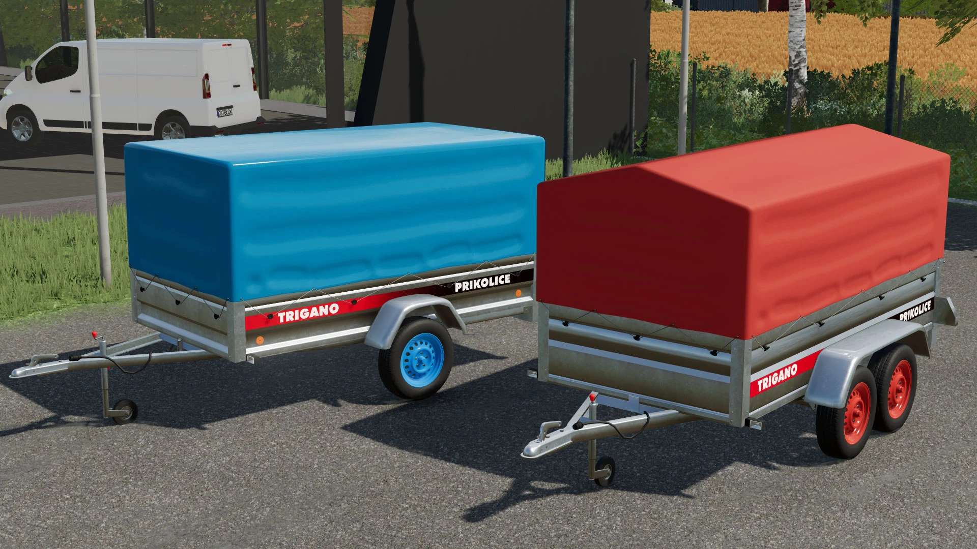 Trigano Car Trailers v1.0 - FS22 Mod Download