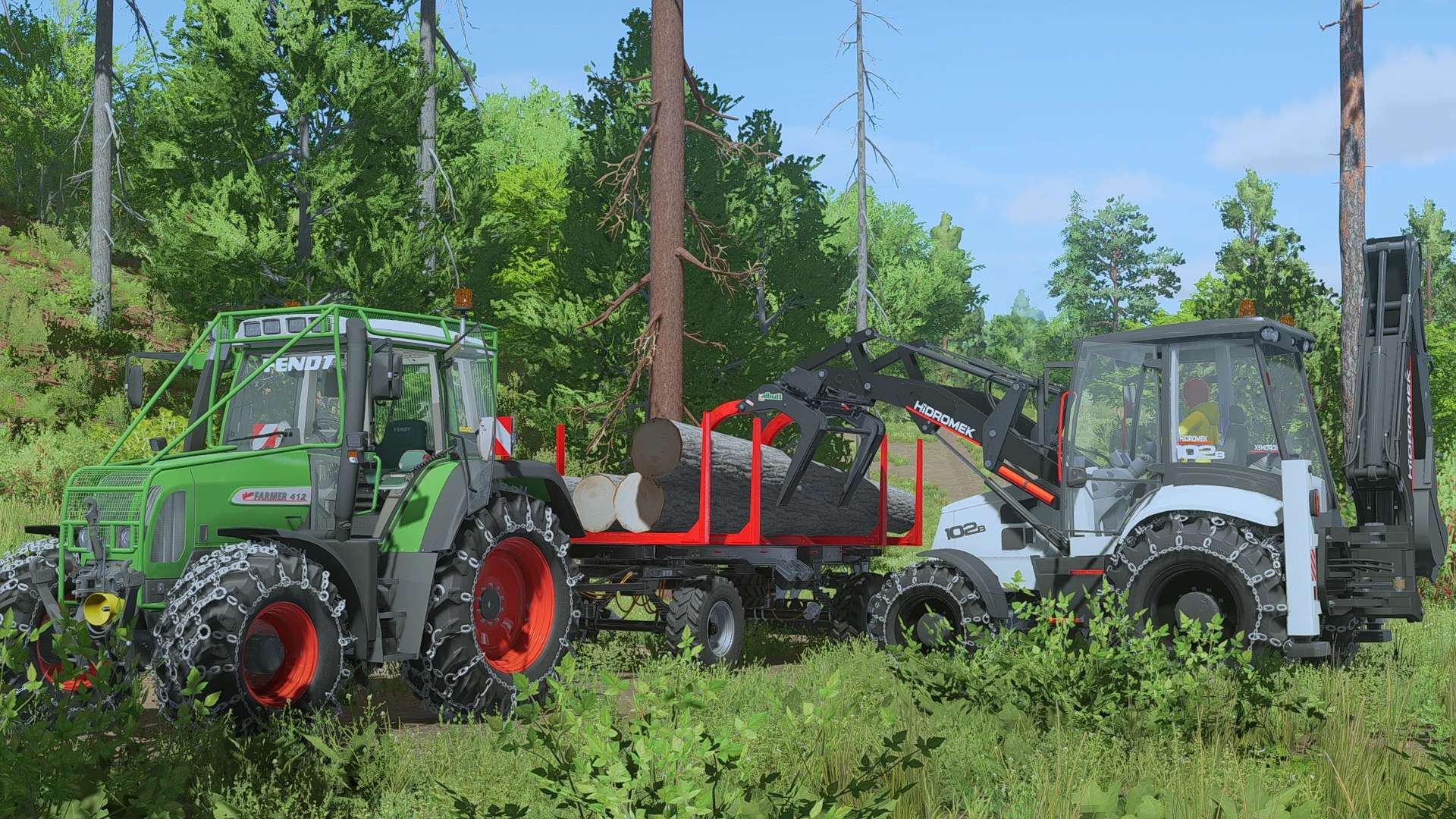 HMK 102B Backhoe Loader v1.0 - FS22 Mod Download