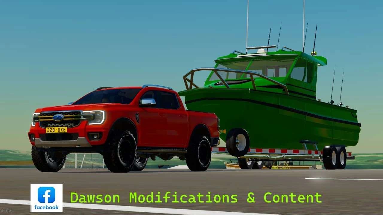 StabiCraft Boat and Trailer v1.0 - FS22 Mod Download