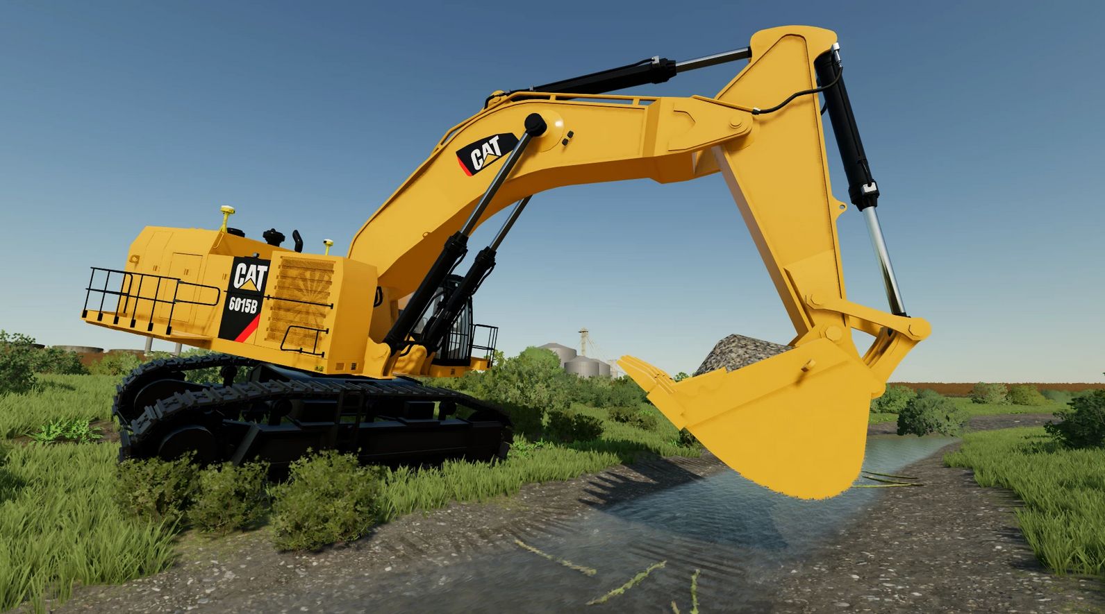 CAT 6015B Excavator v1.0 - FS22 Mod Download