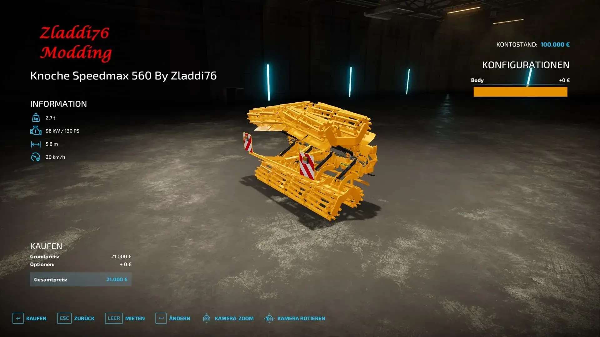 Knoche Speedmax 560 v1.0 - FS22 Mod Download