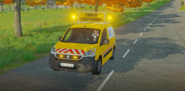 Peugeot Partner Exceptional Convoy Driver v1.0 - FS22 Mod Download