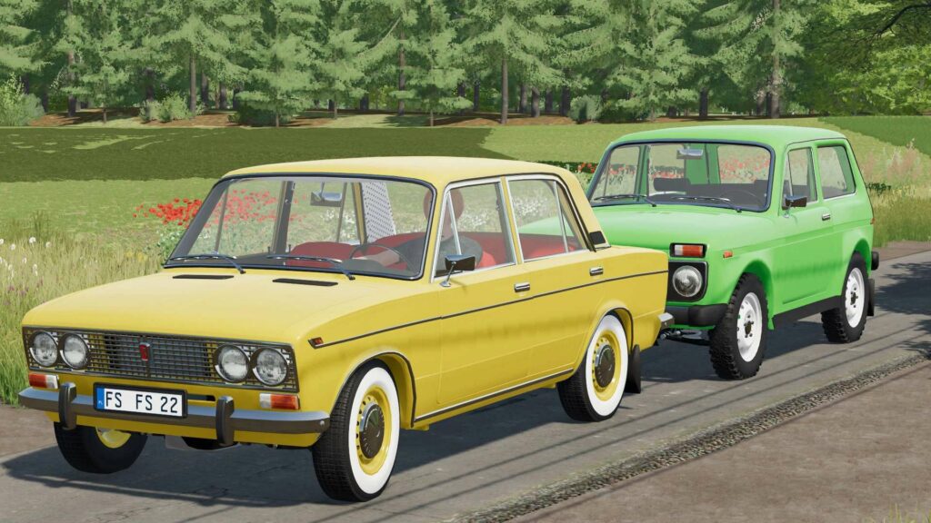 VAZ 2103 & 2121 v1.0 - FS22 Mod Download