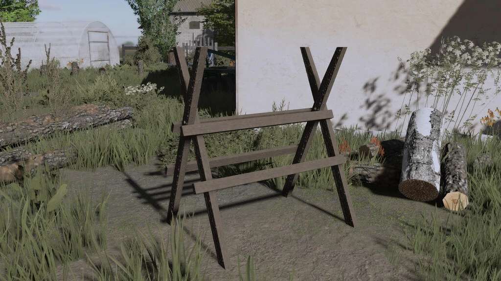 Wood Cutting Stand v1.0 - FS22 Mod Download