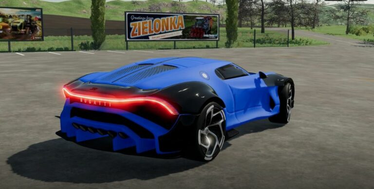 Bugatti La Voiture Noire v1.0 - FS22 Mod Download
