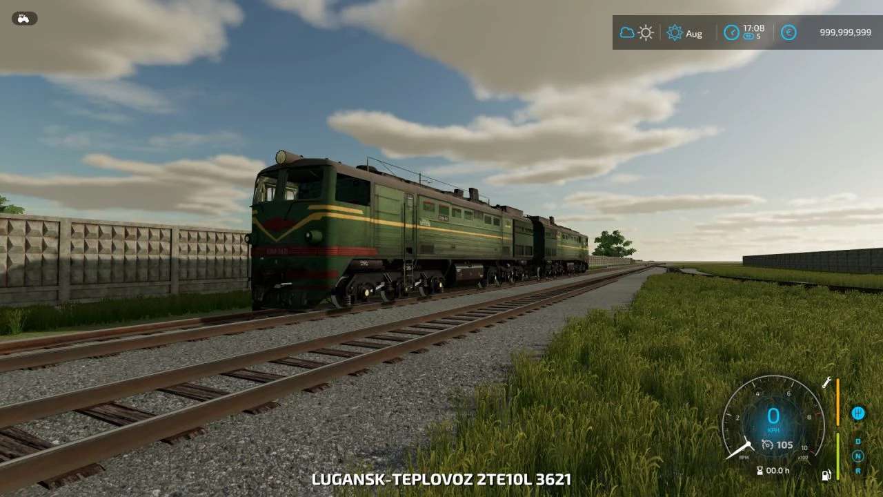 Diesel locomotives of the Lugansk plant v1.0 - FS22 Mod Download