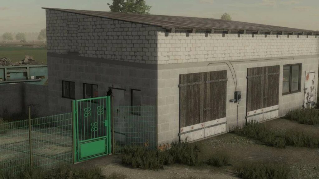 Farm Building With Garage v1.0 - FS22 Mod Download