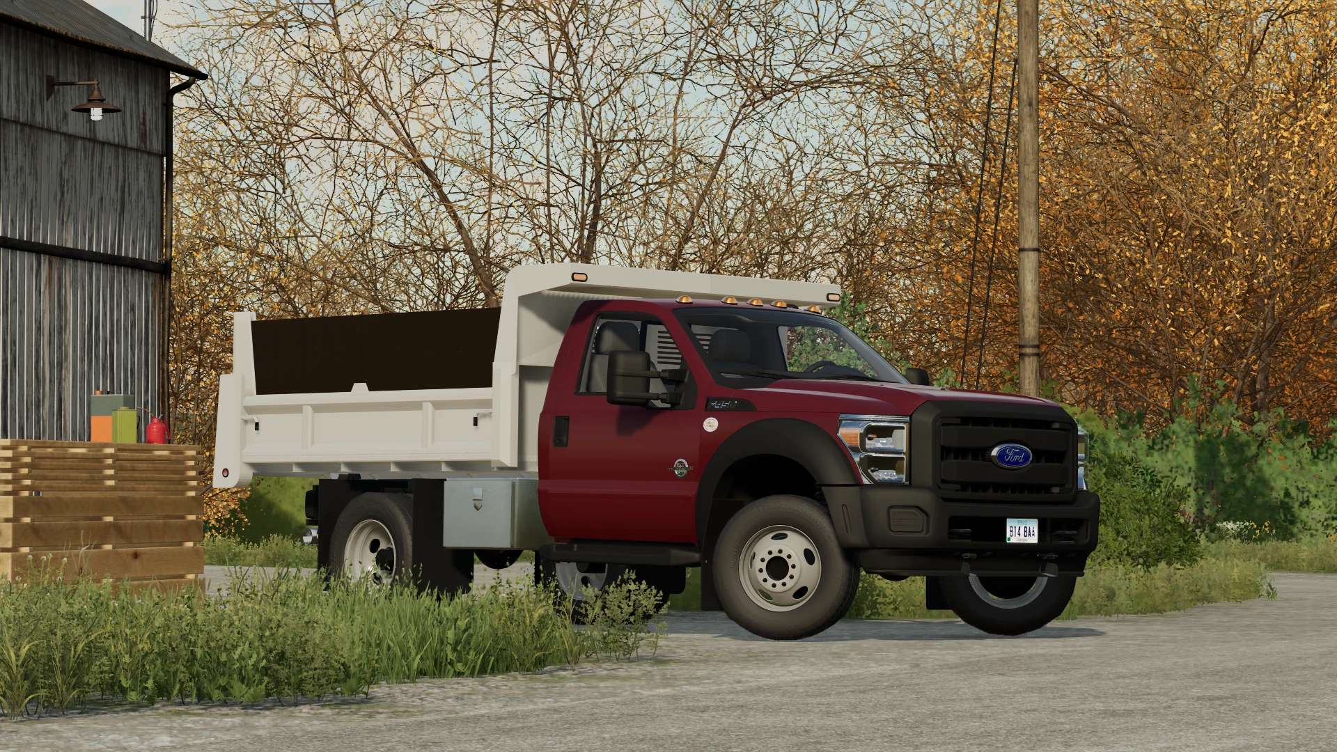 Ford F550 Dump Truck v1.2 - FS22 Mod Download