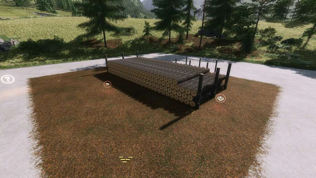 Wood Storage v1.0 - FS22 Mod Download